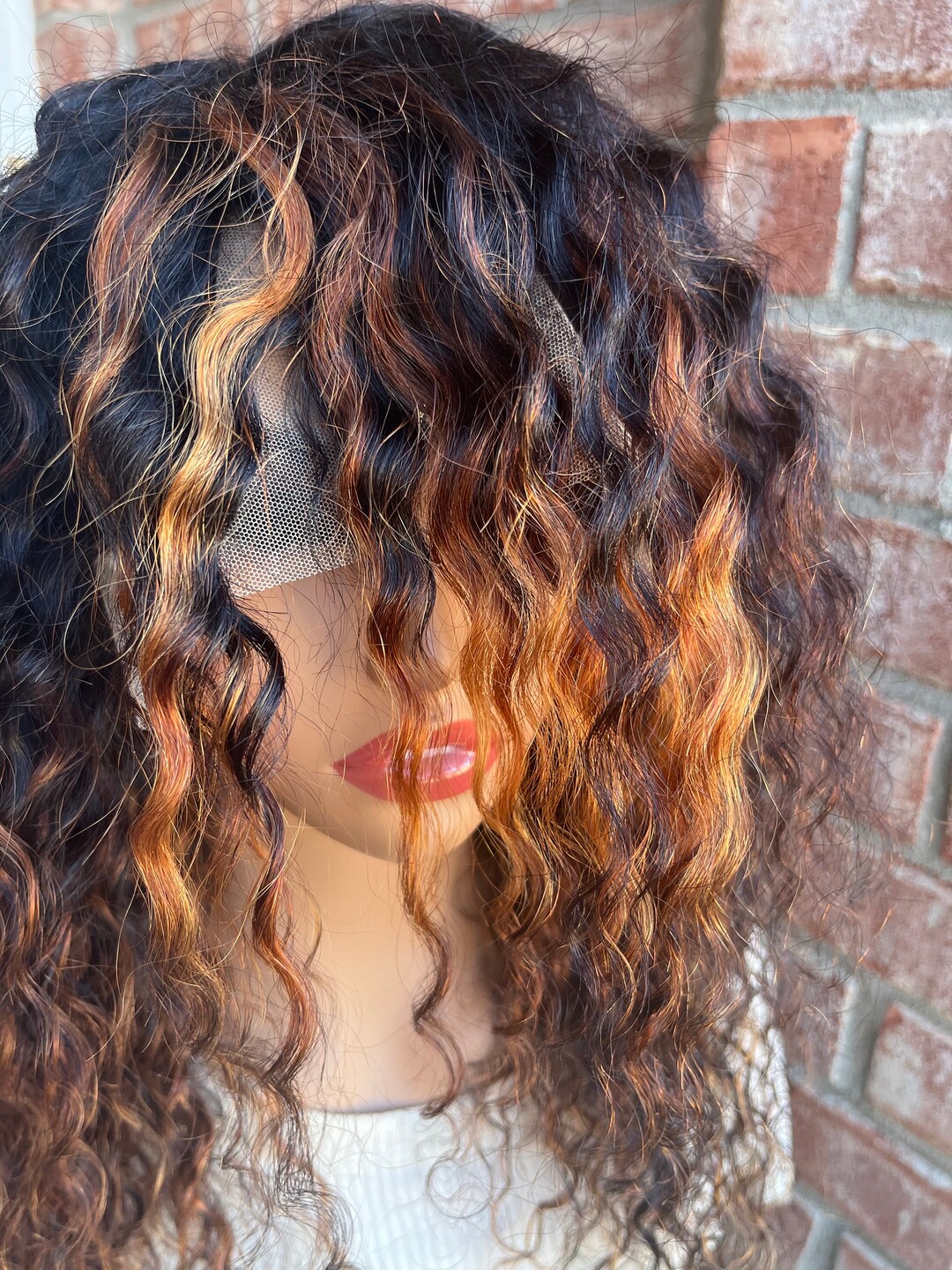 NAME LOVELY Indian Deep Wave, Pre-cut Lace Option, Medium Cap, Small Cap If Needed, Glueless ...