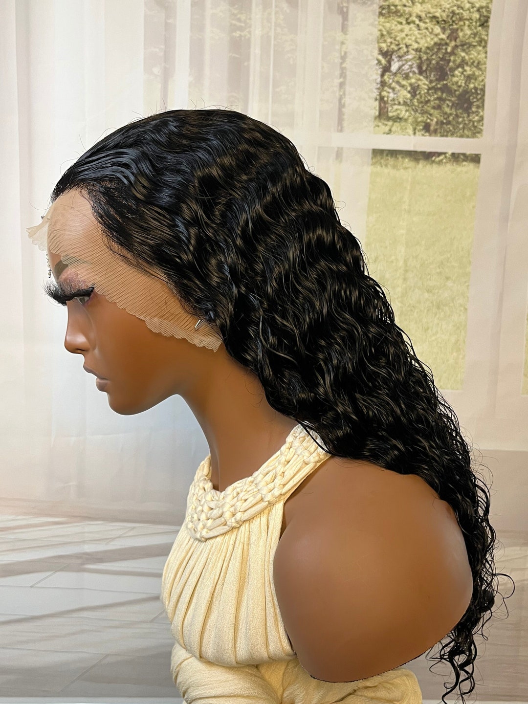 The Healing Wigs, Long Curly Wig, Deep Wave Wig, Curly Long Wig ...