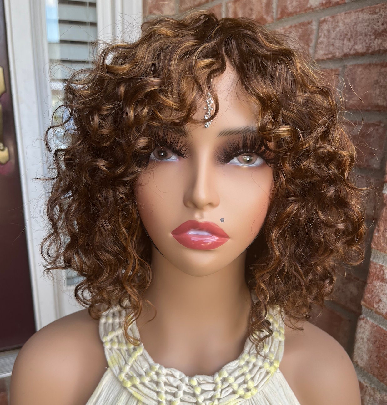 The Healing Wigs Curly Blond Wig Cute Curly Wig Curly Bob Wig Blonde Wig Wigs Curly Blonde Wigs Short Wigs Short Curly Blonde Wig Etsy