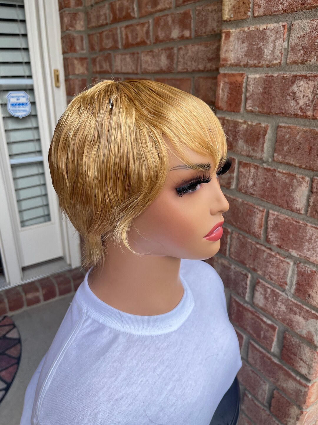 NAME SUNSHINE, Short Blonde Pixie Wig, Pixie Wig, Short Blonde Wig, Boy ...