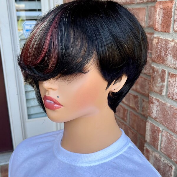 Pixie Wig - Etsy