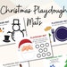 Christmas Playdough Mats // Fine Motor Skills Play Doh Mat Gift for ...