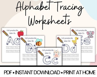 Dinosaur Alphabet Tracing Worksheets Pre-k Activities Tracing Practice ...