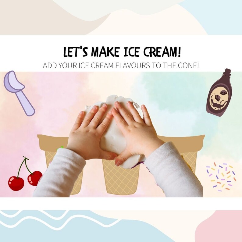 Food Playdough Mats Homeschool Fine Motor Skills Play Doh Mat Gift for ...