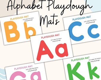 Number Playdough Mats // Fine Motor Skills Play Doh Mat Gift for ...