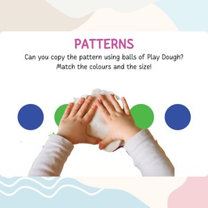 Pattern Play Dough Mats - Play Dough Learning Activity Montessori ...