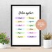 Turkish Learning Posters Pastel, Digital Download, Print at Home ...