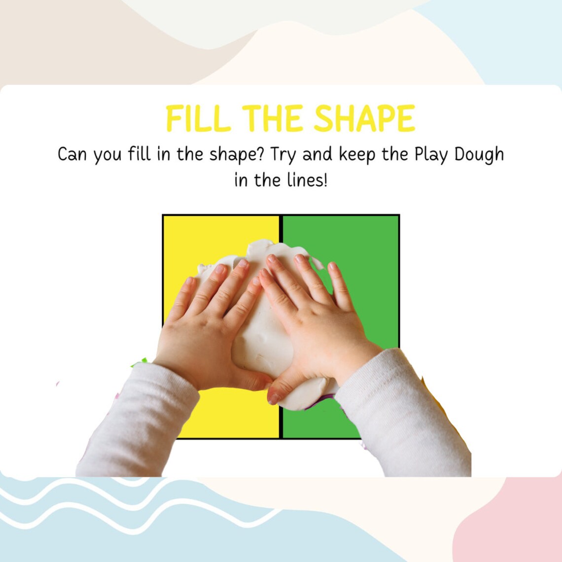 Pattern Playdough Mats: Montessori Learning Activity (digital Download ...