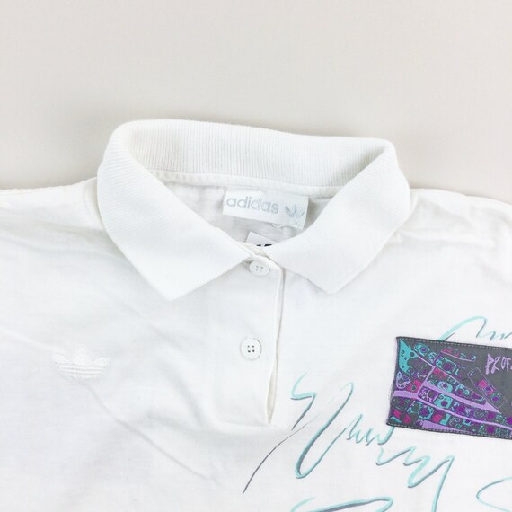 Vintage Adidas 80s 'Stefan Edberg' Tennis Polo Shirt … - Gem