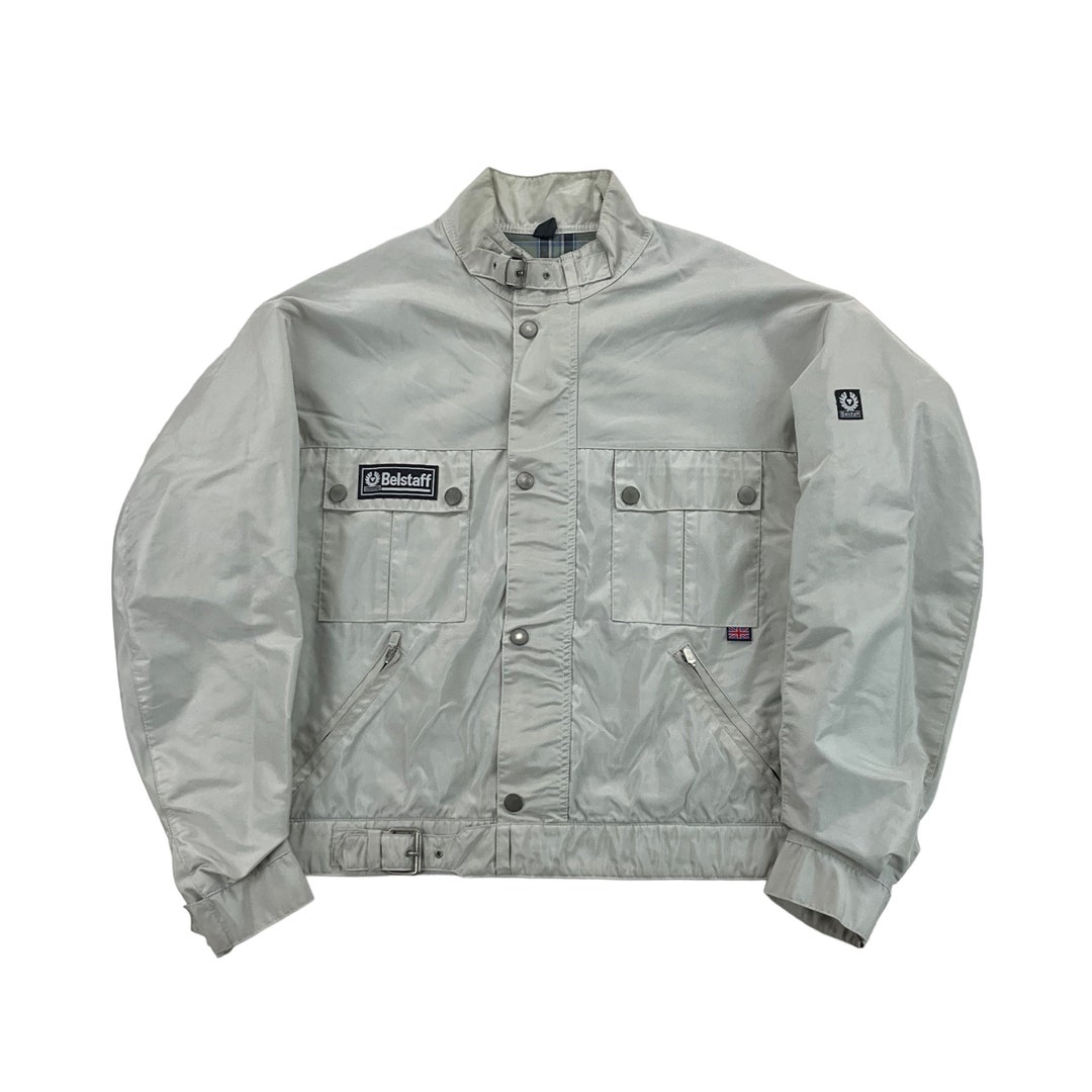 Vintage Belstaff 90s Outdoor Jacket Medium Size Men Overcoat Male ...