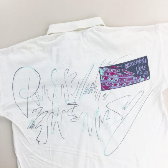 Vintage Adidas 80s 'Stefan Edberg' Tennis Polo Shirt … - Gem