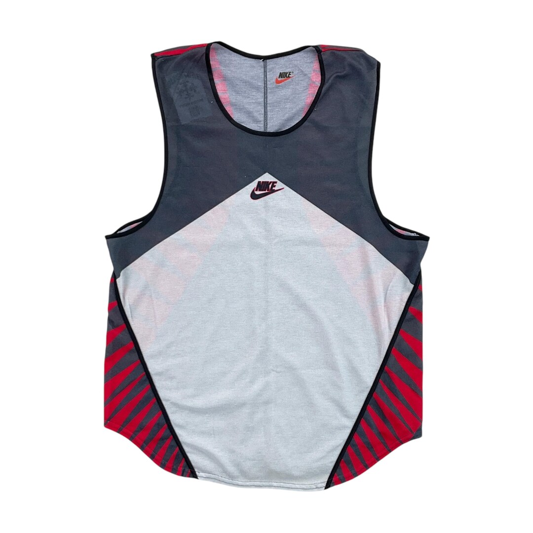 Vintage Nike 90s Running Muscle Shirt - Large Size Men Top Male Pre ...