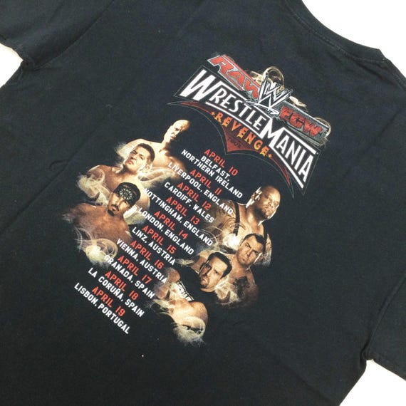 Modern Raw ECW Wrestle Mania Revenge Tour 2008 T-Shir… - Gem