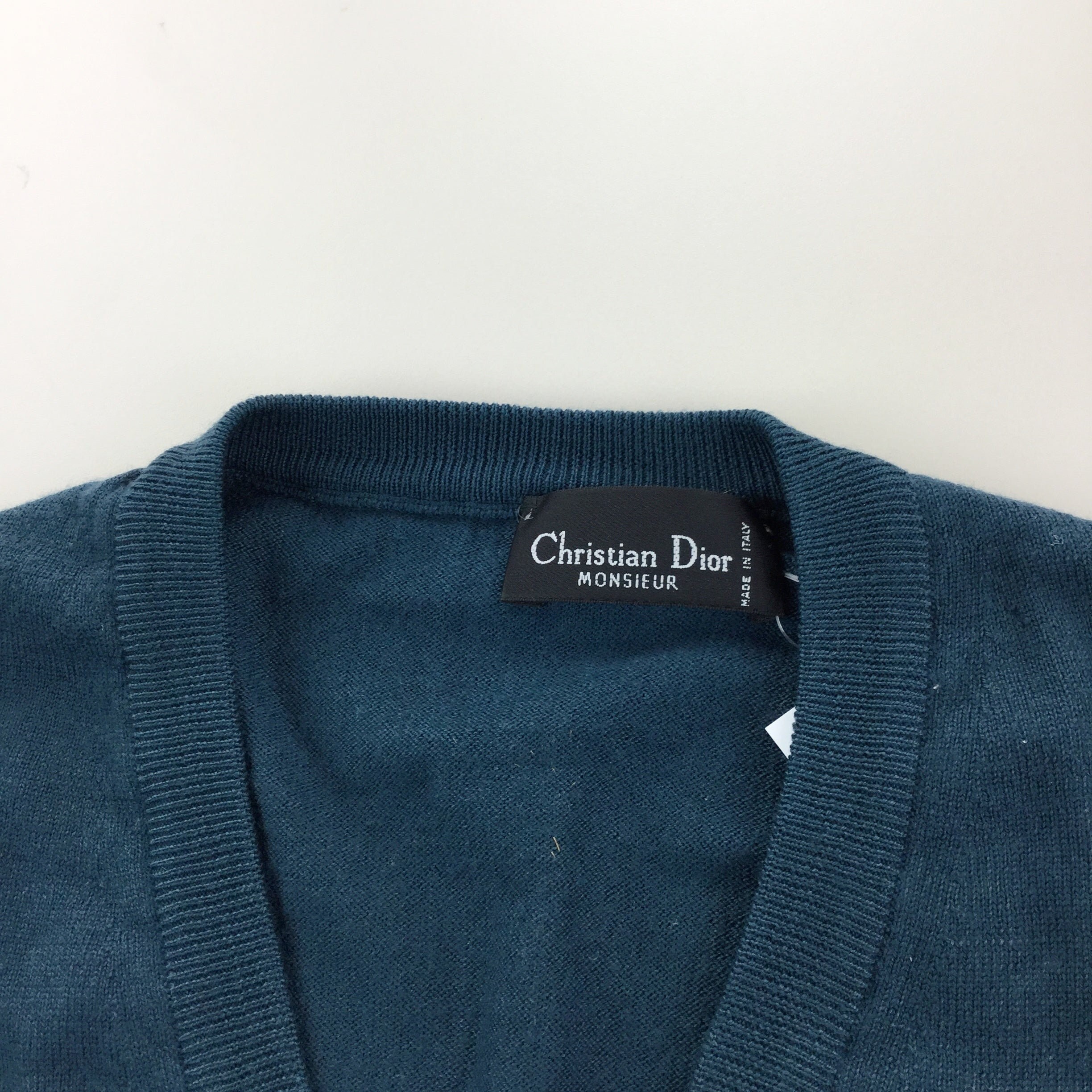 Vintage Christian Dior Vest Medium Size Men Pullunder Male Jumper Pre ...
