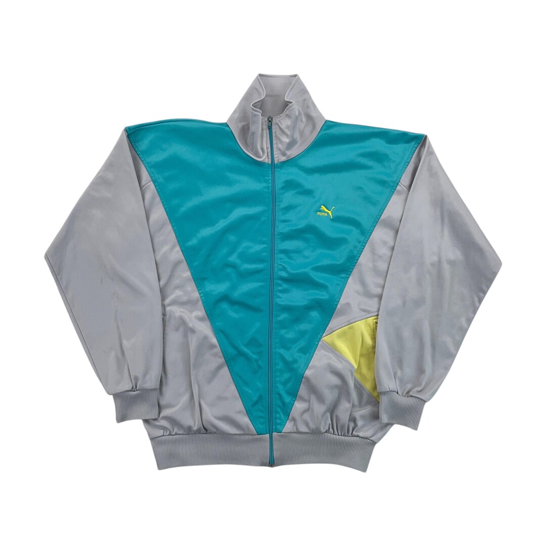 Vintage Puma 90s Retro Sport Jacke - XL Size Men Overcoat Male Jacket ...