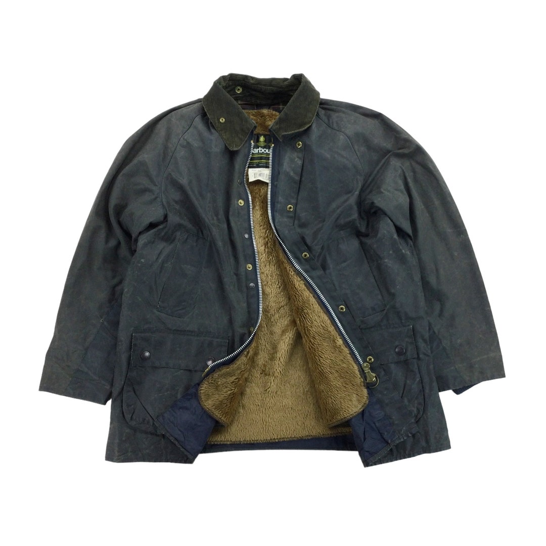 Vintage Barbour Bedale A105 Wax Jacket C42/107cm Size Men Overcoat Male ...