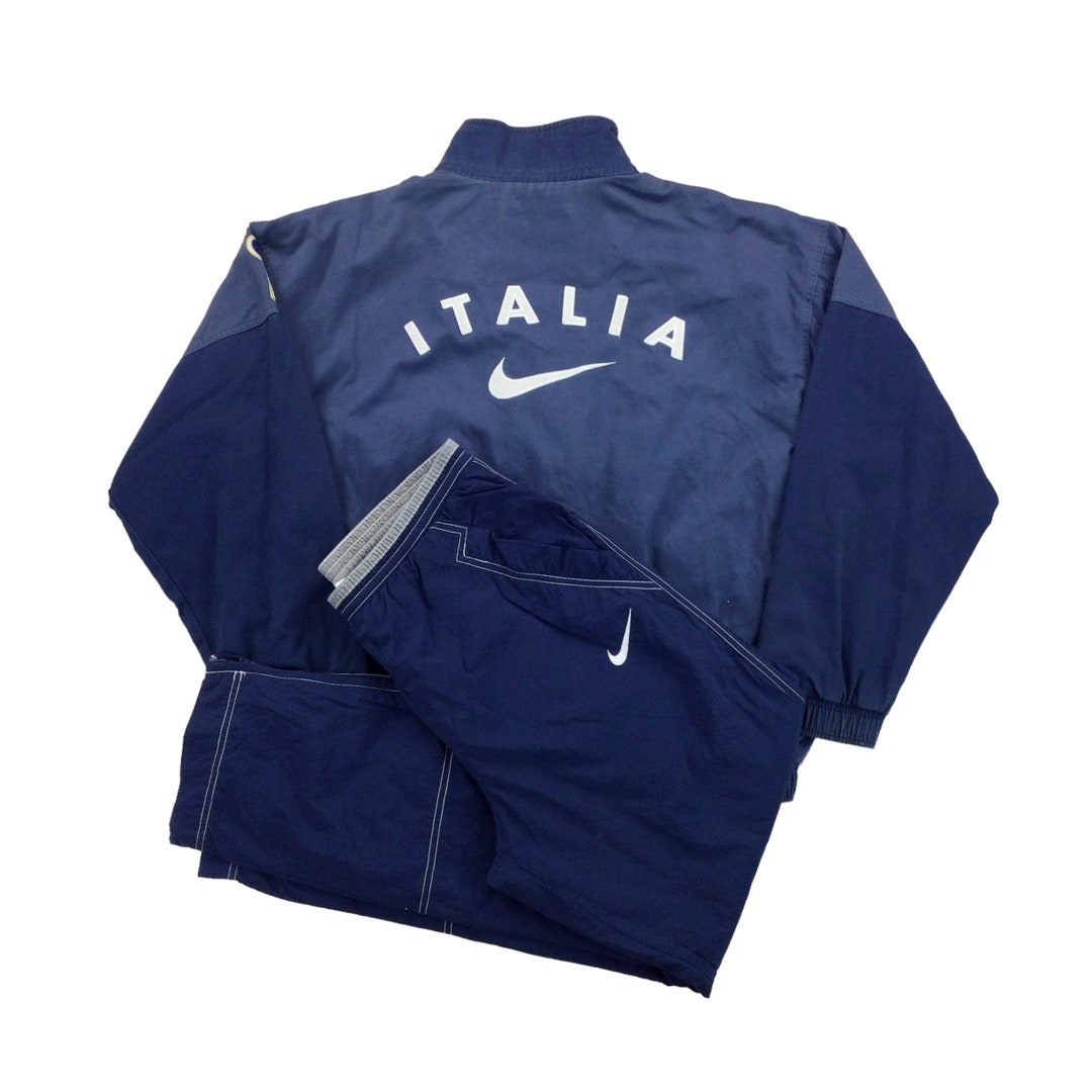 Vintage Nike Premier 90s Italy Tracksuit Medium Size Men Sport Suit ...