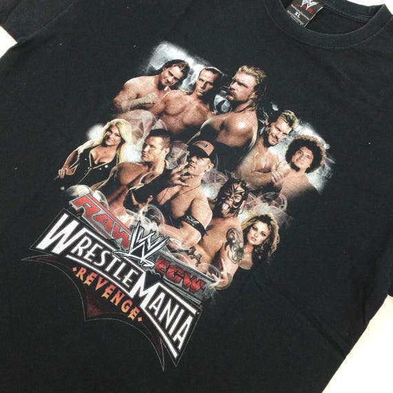 Modern Raw ECW Wrestle Mania Revenge Tour 2008 T-Shir… - Gem