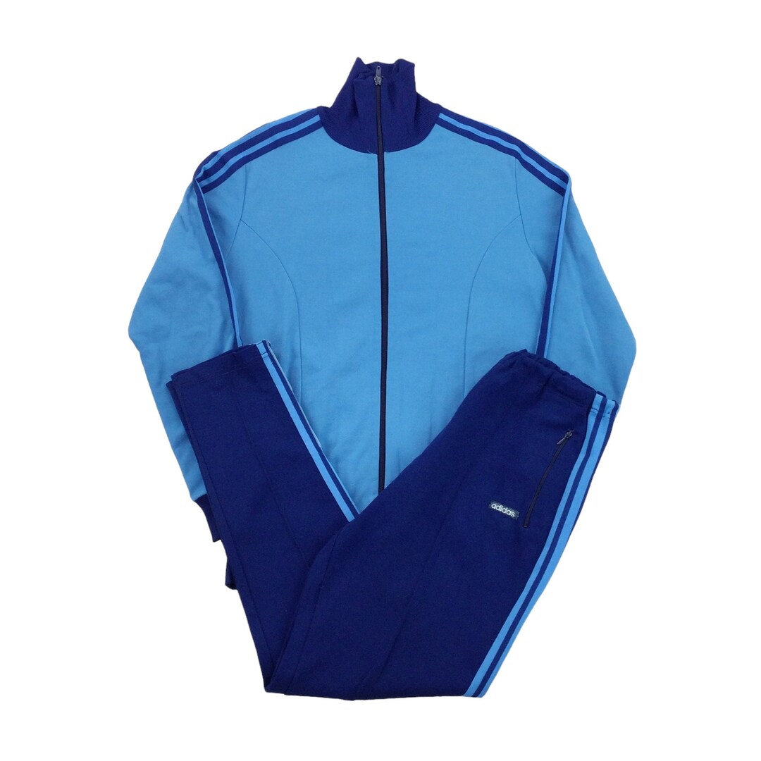 Vintage Adidas 70s Tracksuit Medium Size Men Sport Suit Male Pre-owned ...