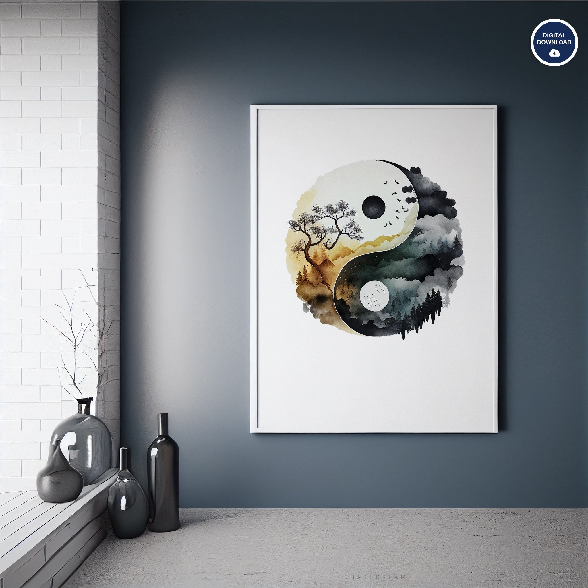 Yin Yang Poster Zazzle