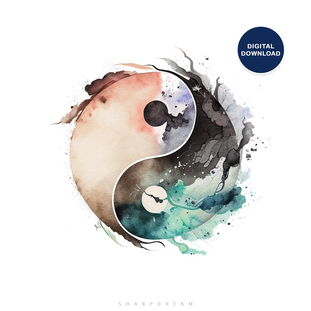 Infinite Zen Journey Through Yin Yang Landscapes - Balanced and ...