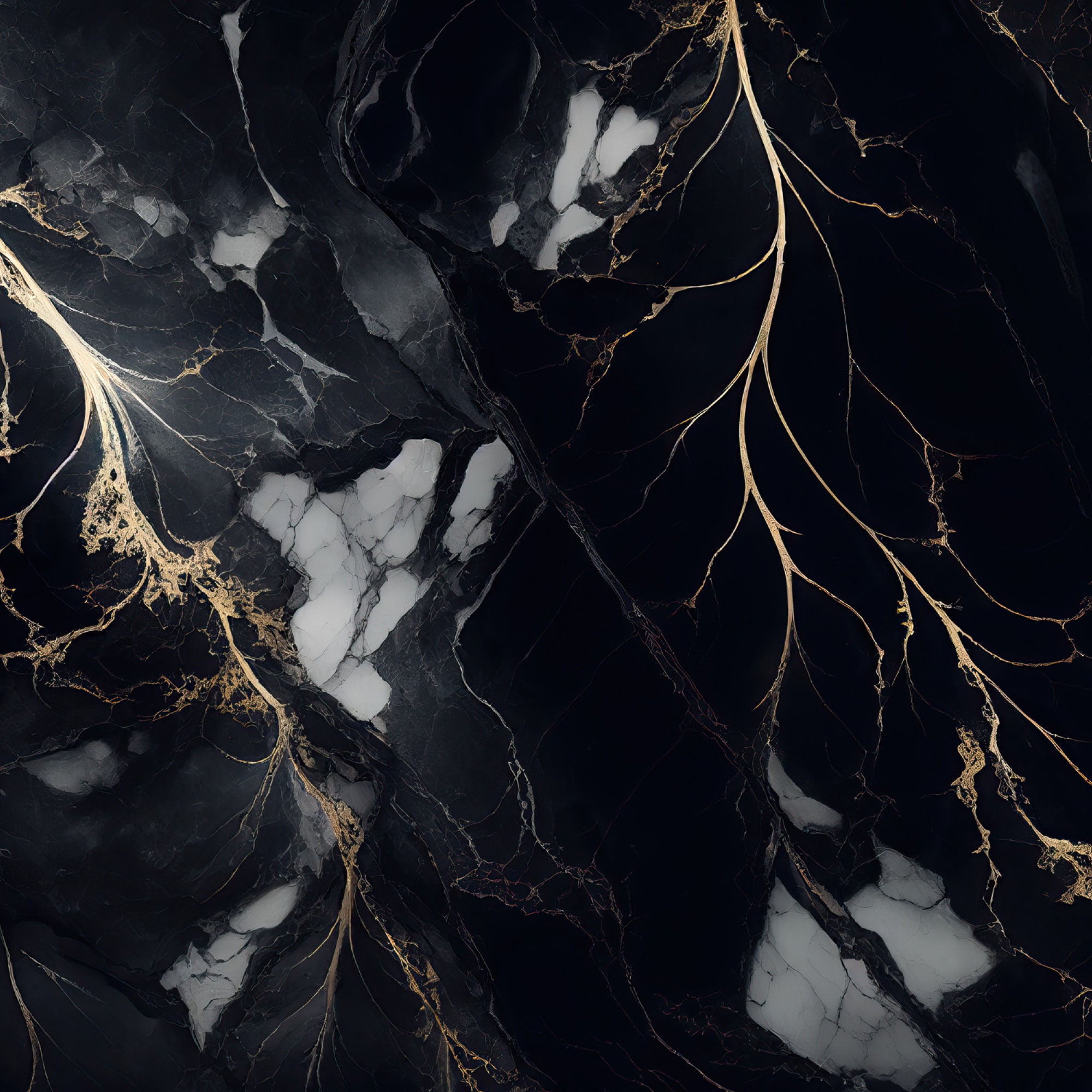 Black Marble Digital Paper Textures Set, Printable Patterns Bundle, Scrapbook Paper Collection ...