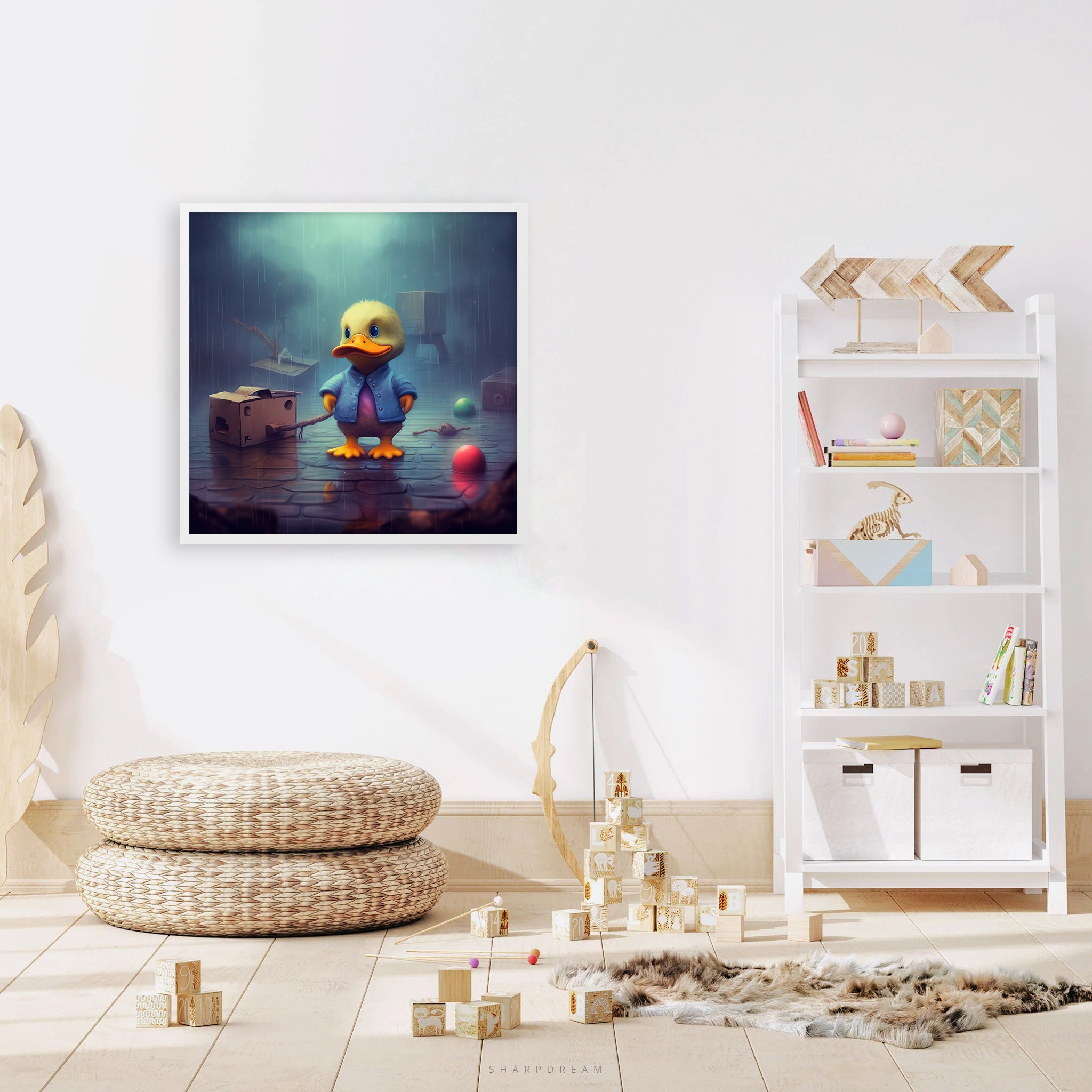 Cute Duck Printable Clipart Bundle, Cute Ducks Nursery Wall Art ...