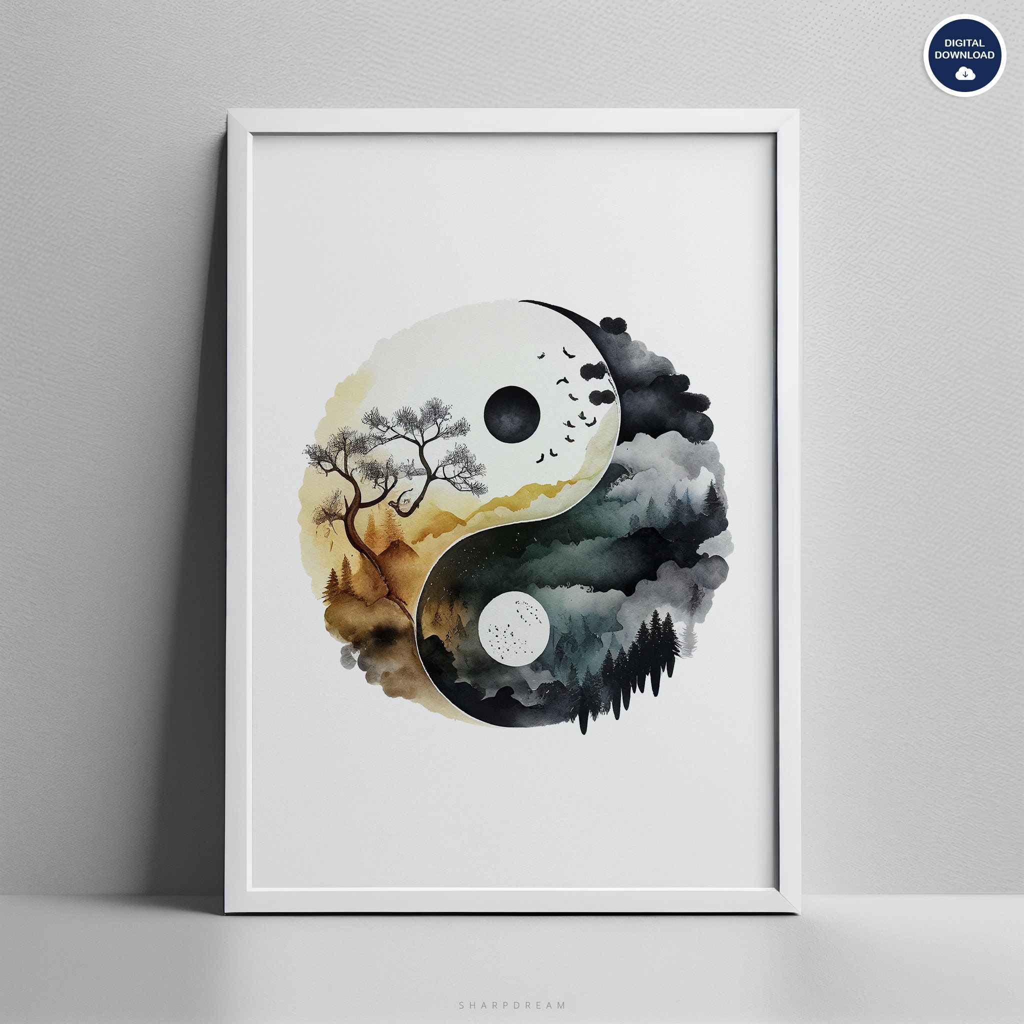 Yin Yang Poster Zazzle Yin Yang Poster Zazzle