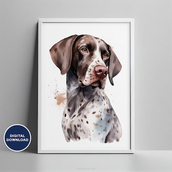 German Shorthair Painting - Etsy