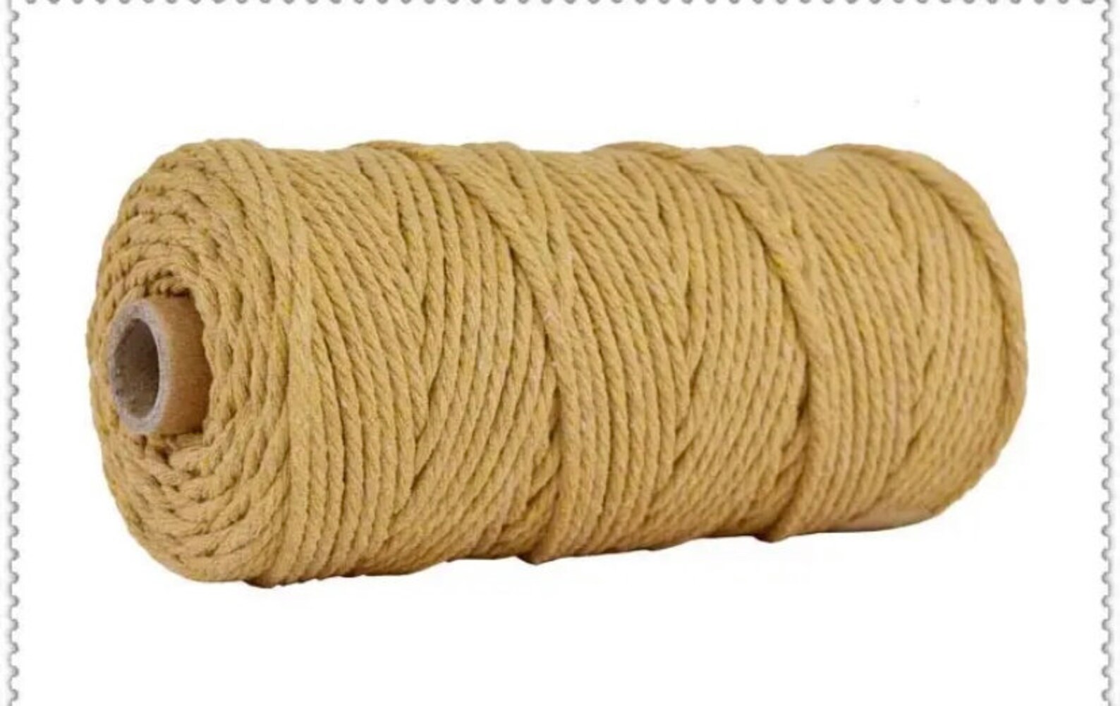 3mm 100% Cotton Macramé Cord, Macrame Yarn, Cotton Yarn for Macrame ...