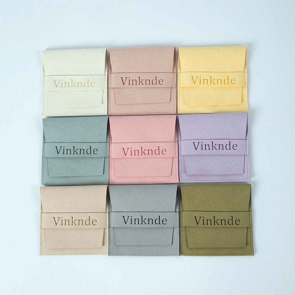 Custom 100 Pcs Logo Jewelry Envelopes, 100pcs Jewelry Customizable ...