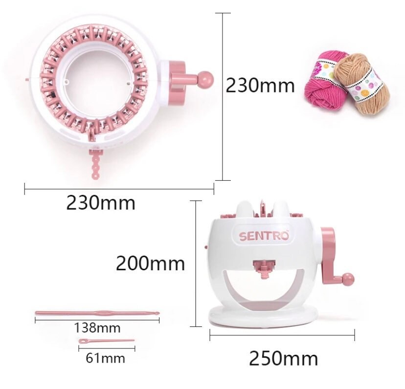 Sentro 22 Needle, Sentro Knitting Machine, Viral Knitting Machine, Gift ...