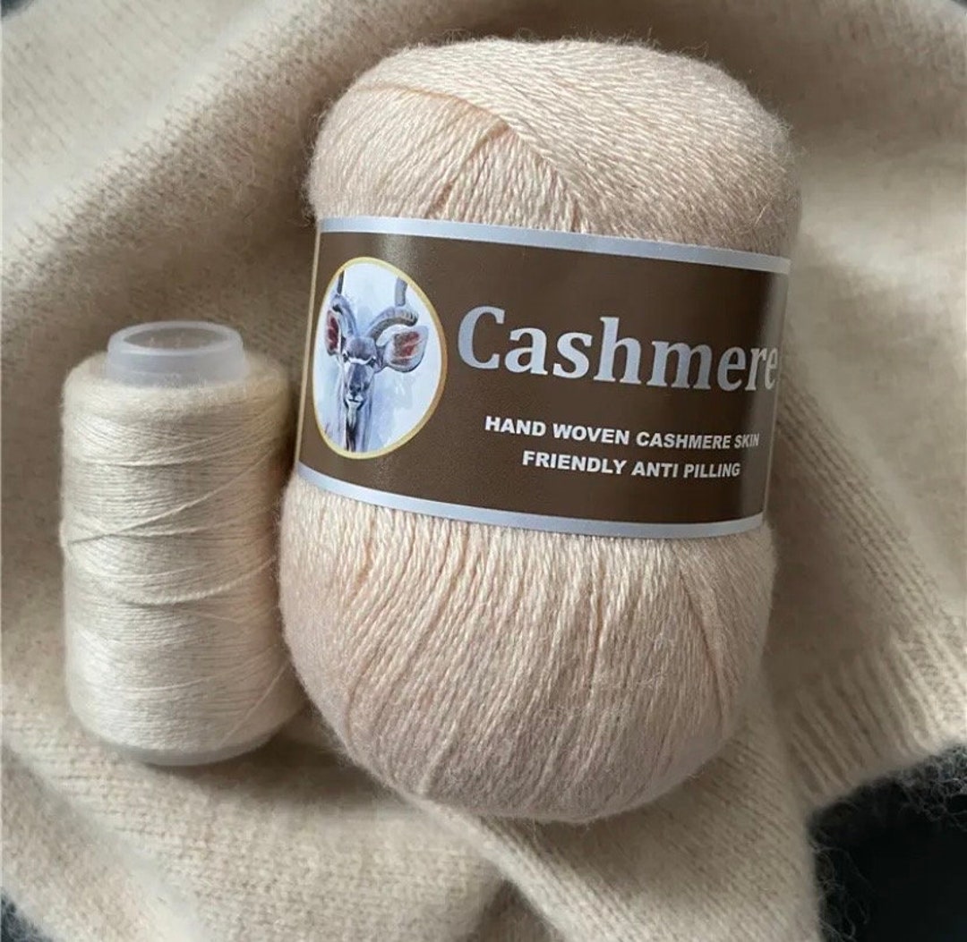 Cashmere Yarn 300g 120g, Cashmere Yarn, Yarn for Hand Knitting, Crochet ...