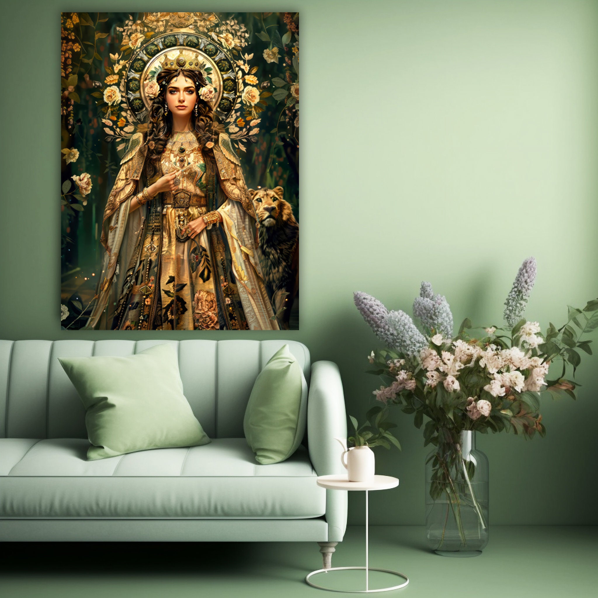 Rhea Greek Goddess of Nature Digital Art Mother of Gods Digital Image ...
