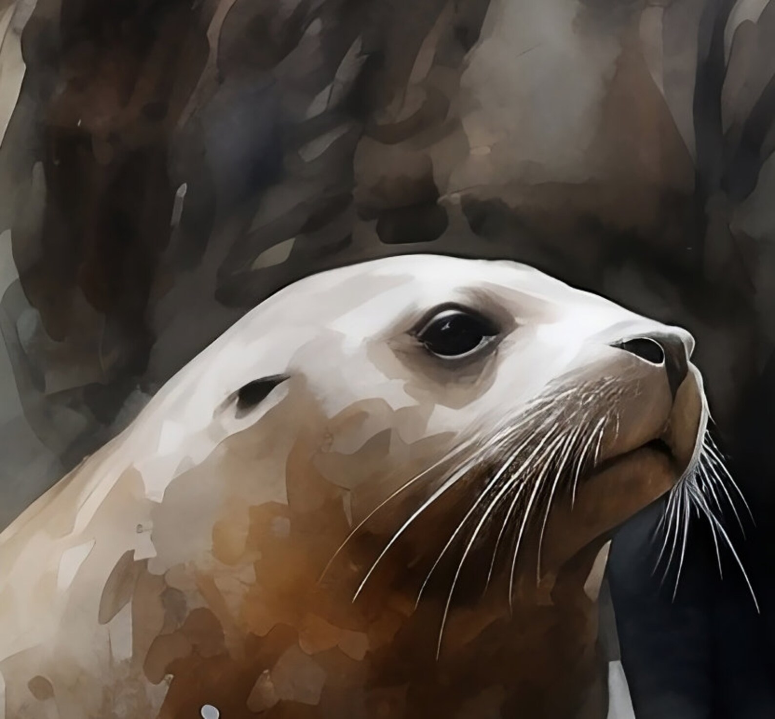 Selkie Digital Image Scottish Seal Shapeshifter Printable Art ...