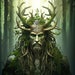 Cernunnos Celtic God of Nature Digital Art the Horned God Digital Image ...