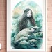 Selkie Digital Image Scottish Seal Shapeshifter Printable Art ...
