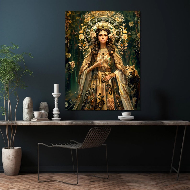Rhea Greek Goddess of Nature Digital Art Mother of Gods Digital Image ...