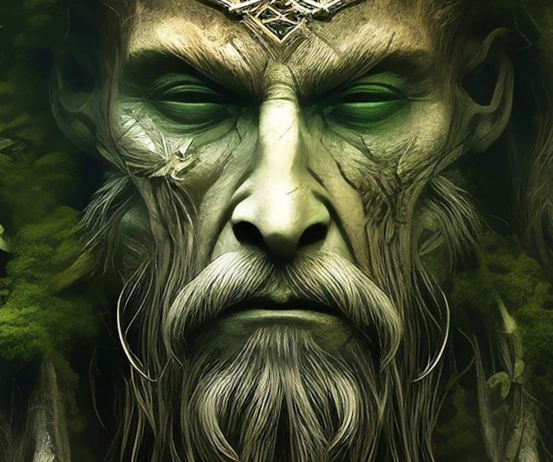Cernunnos Celtic God of Nature Digital Art the Horned God Digital Image ...