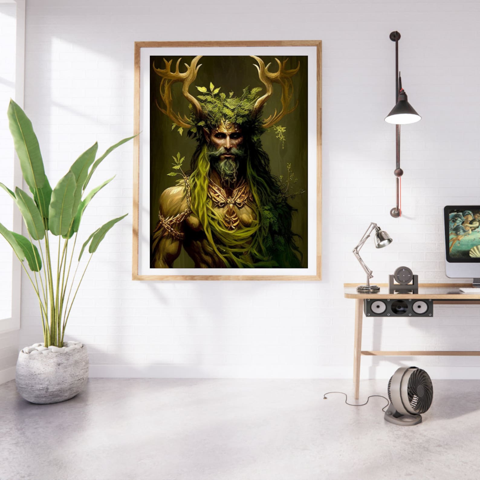 Cernunnos Celtic God of Nature Digital Art the Horned God Digital Image ...