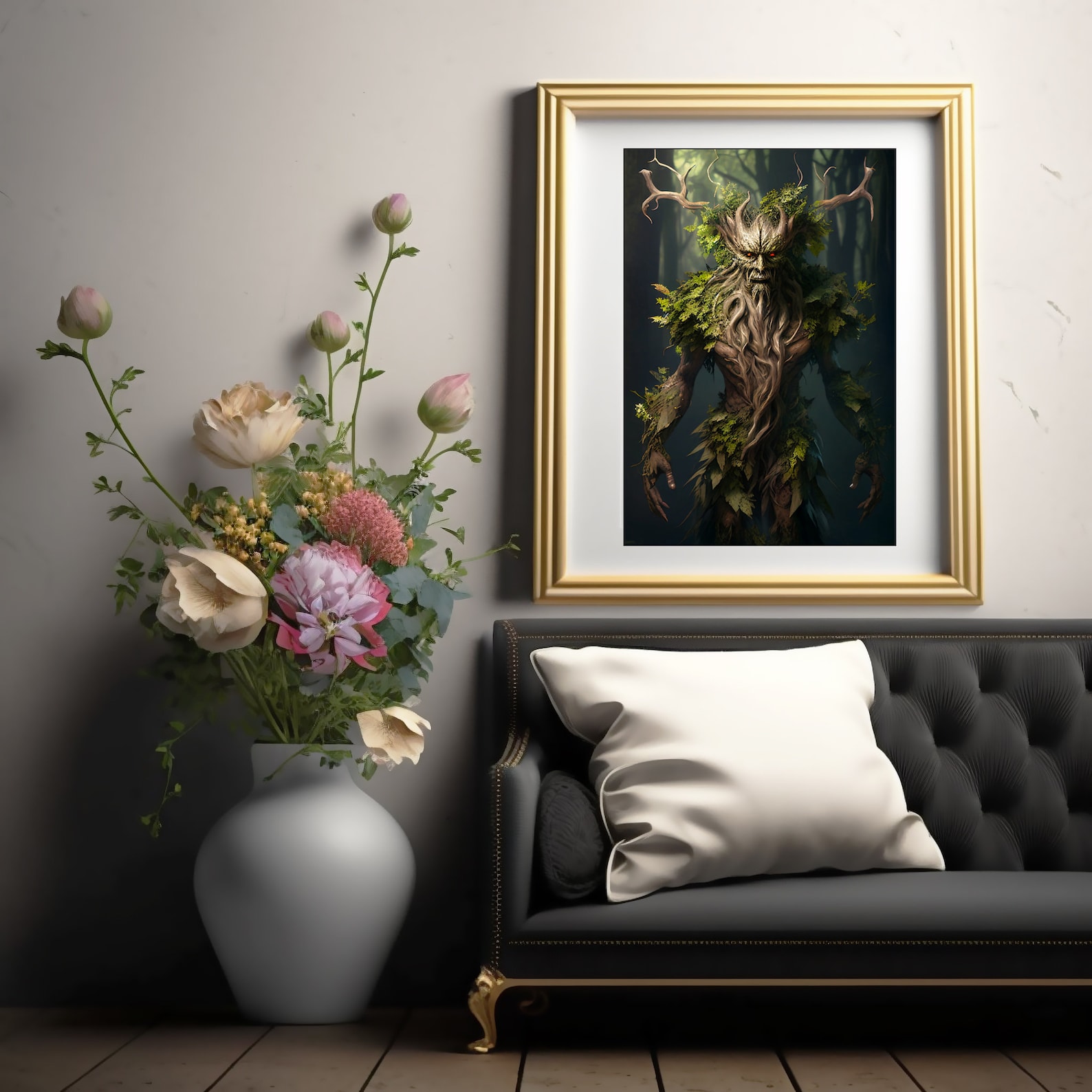 Leshy Forest Spirit Digital Image Leshi Demon Printable Art Leshii ...
