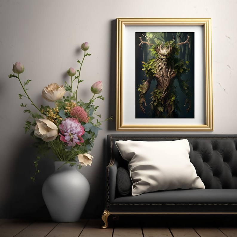 Leshy Forest Spirit Digital Image Leshi Demon Printable Art Leshii ...