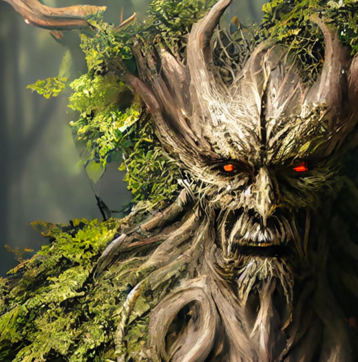 Leshy Forest Spirit Digital Image Leshi Demon Printable Art Leshii ...