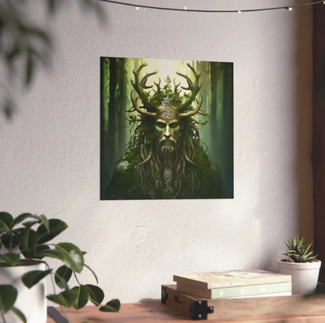 Cernunnos Celtic God of Nature Digital Art the Horned God Digital Image ...