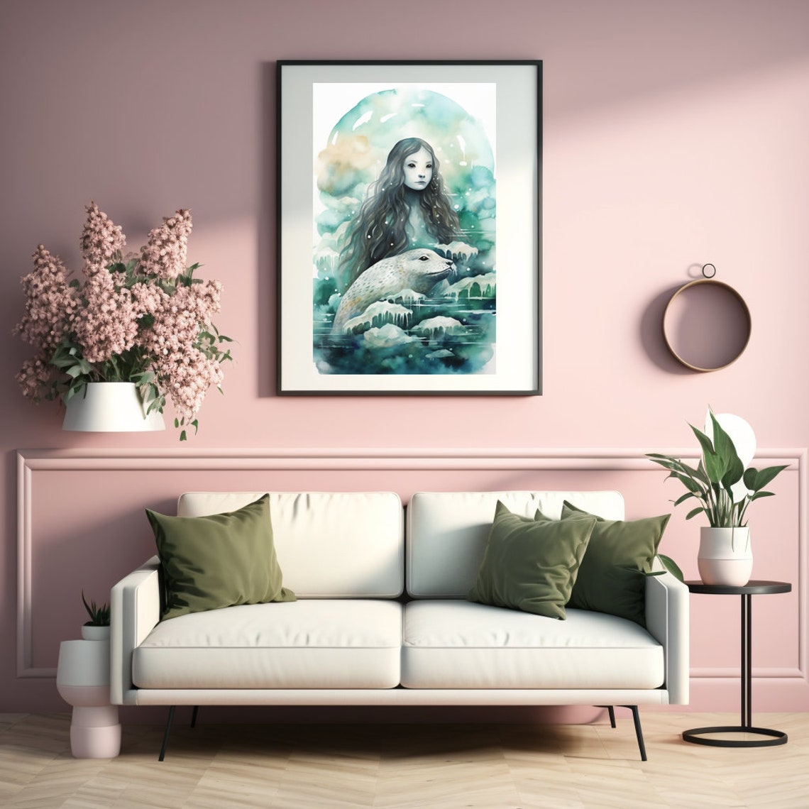 Selkie Digital Image Scottish Seal Shapeshifter Printable Art ...