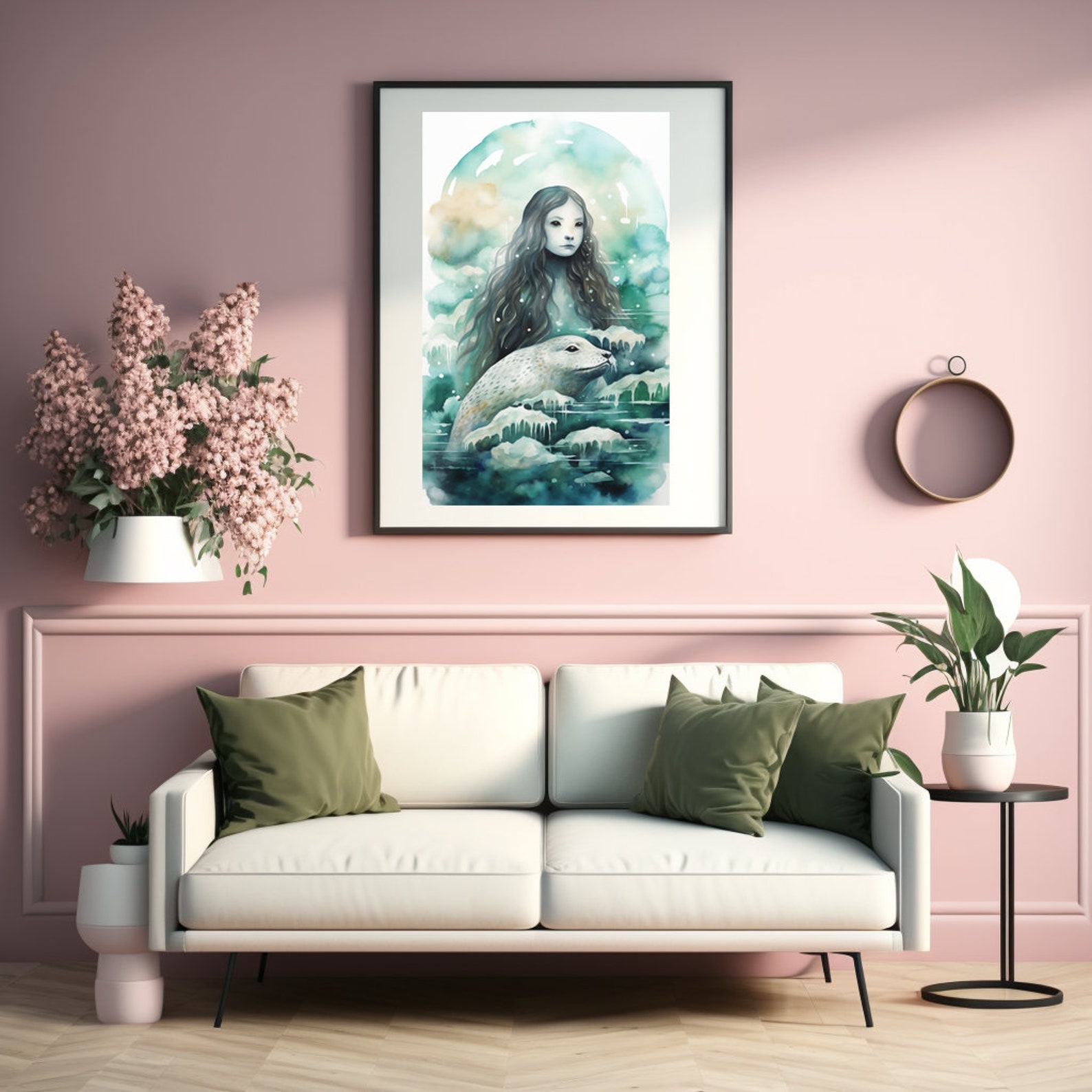 Selkie Digital Image Scottish Seal Shapeshifter Printable Art ...