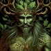 Cernunnos Celtic God of Nature Digital Image the Horned God Digital Art ...