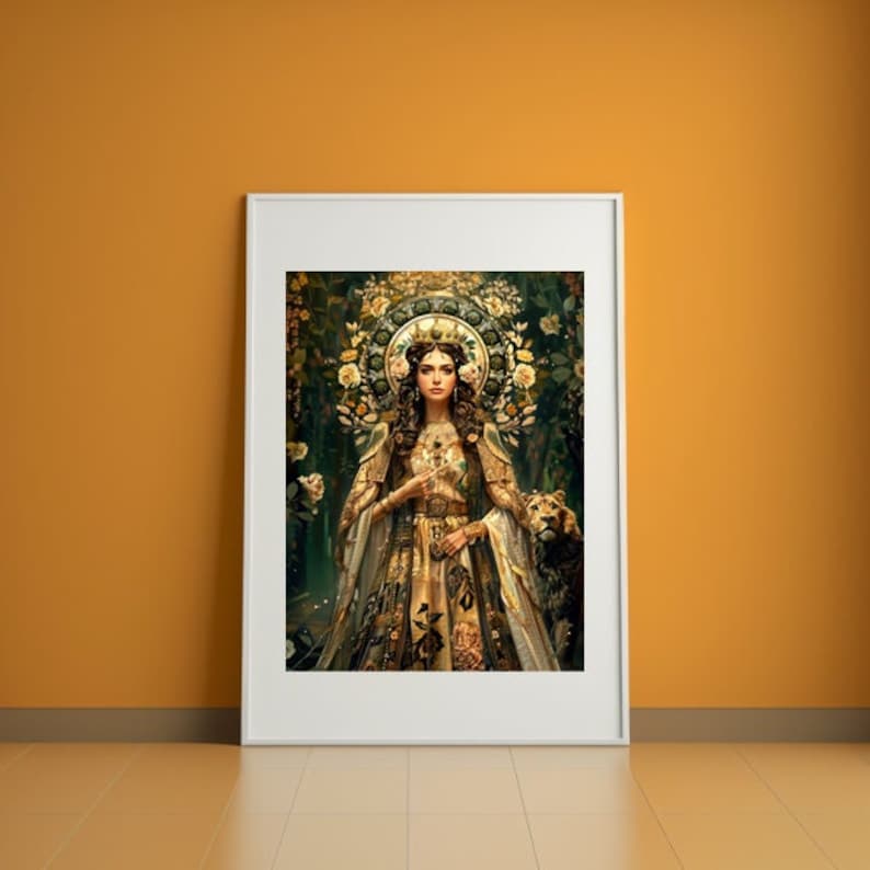 Rhea Greek Goddess of Nature Digital Art Mother of Gods Digital Image ...