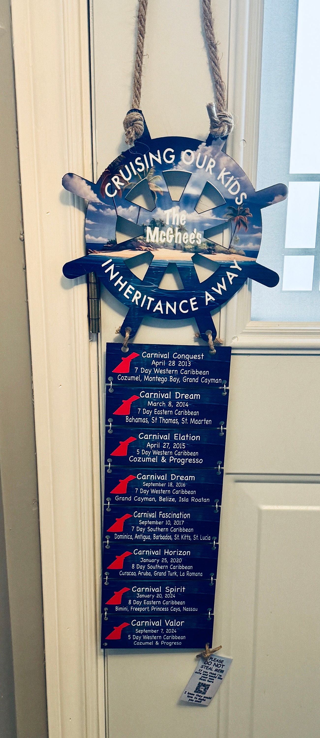 Cruise Ship Door Decorations, Sailing History, Vacation, Ports of Call ...