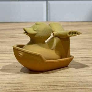 3D Printed Cruise Duck in Boat: Carnival Whale Tail Duck - Etsy